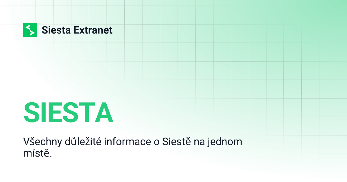 SIESTA | Siesta Extranet